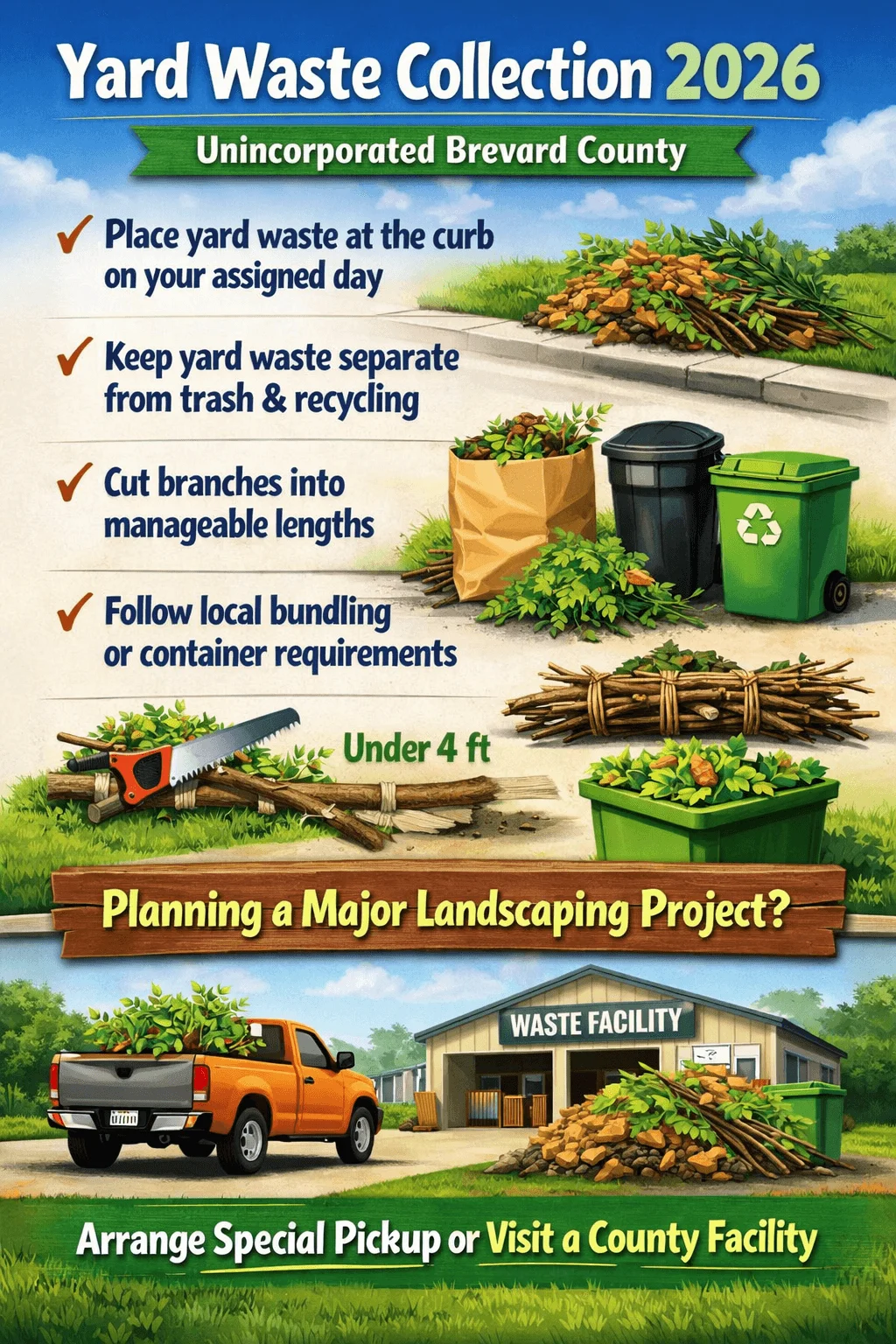 Brevard County Trash Pickup Schedule 2026 (Holidays, Recycling ...