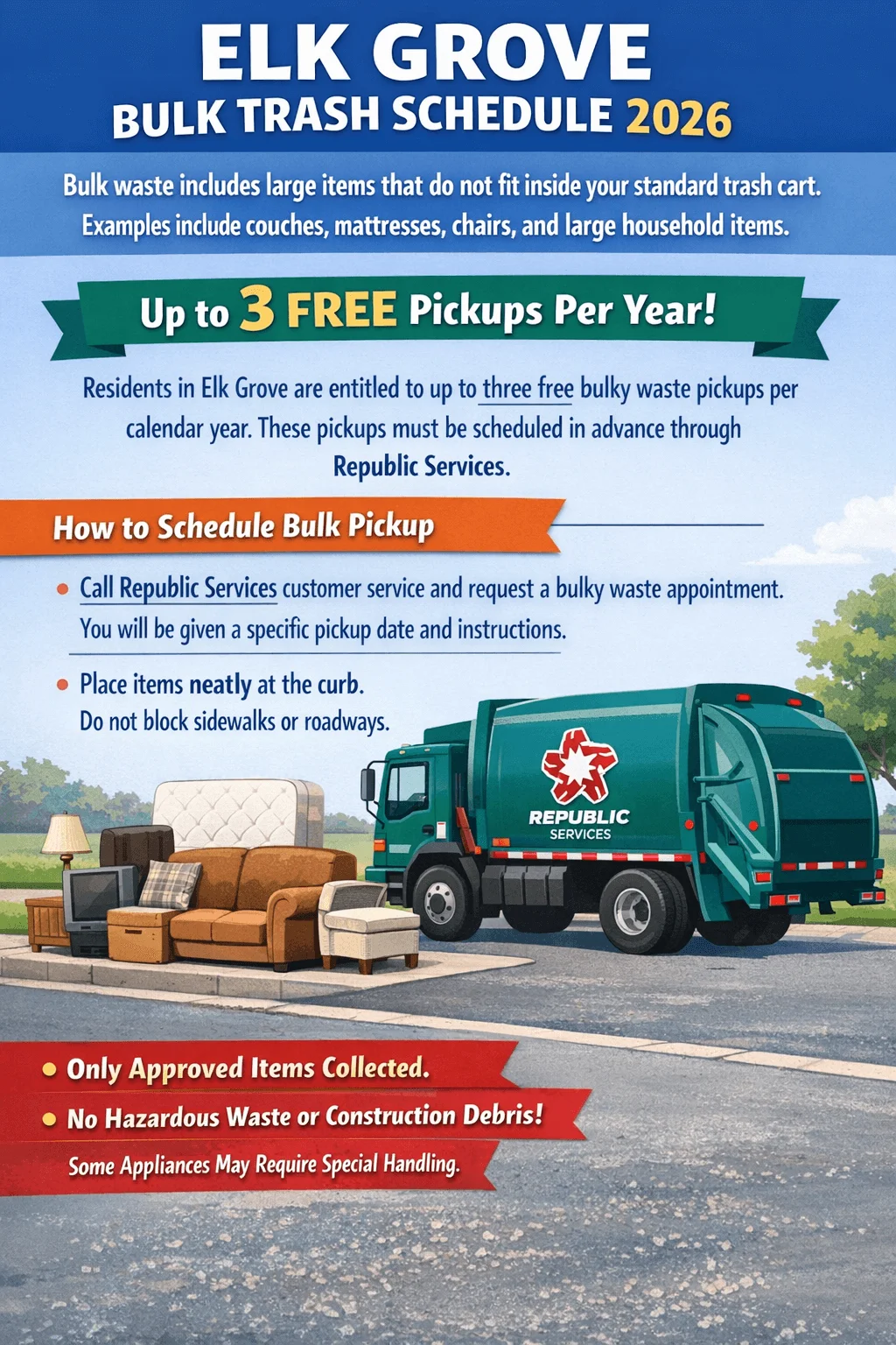 Elk Grove Bulk Waste Pick Up