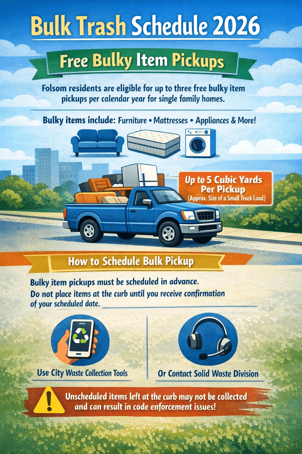 Folsom Bulk Waste Pickup