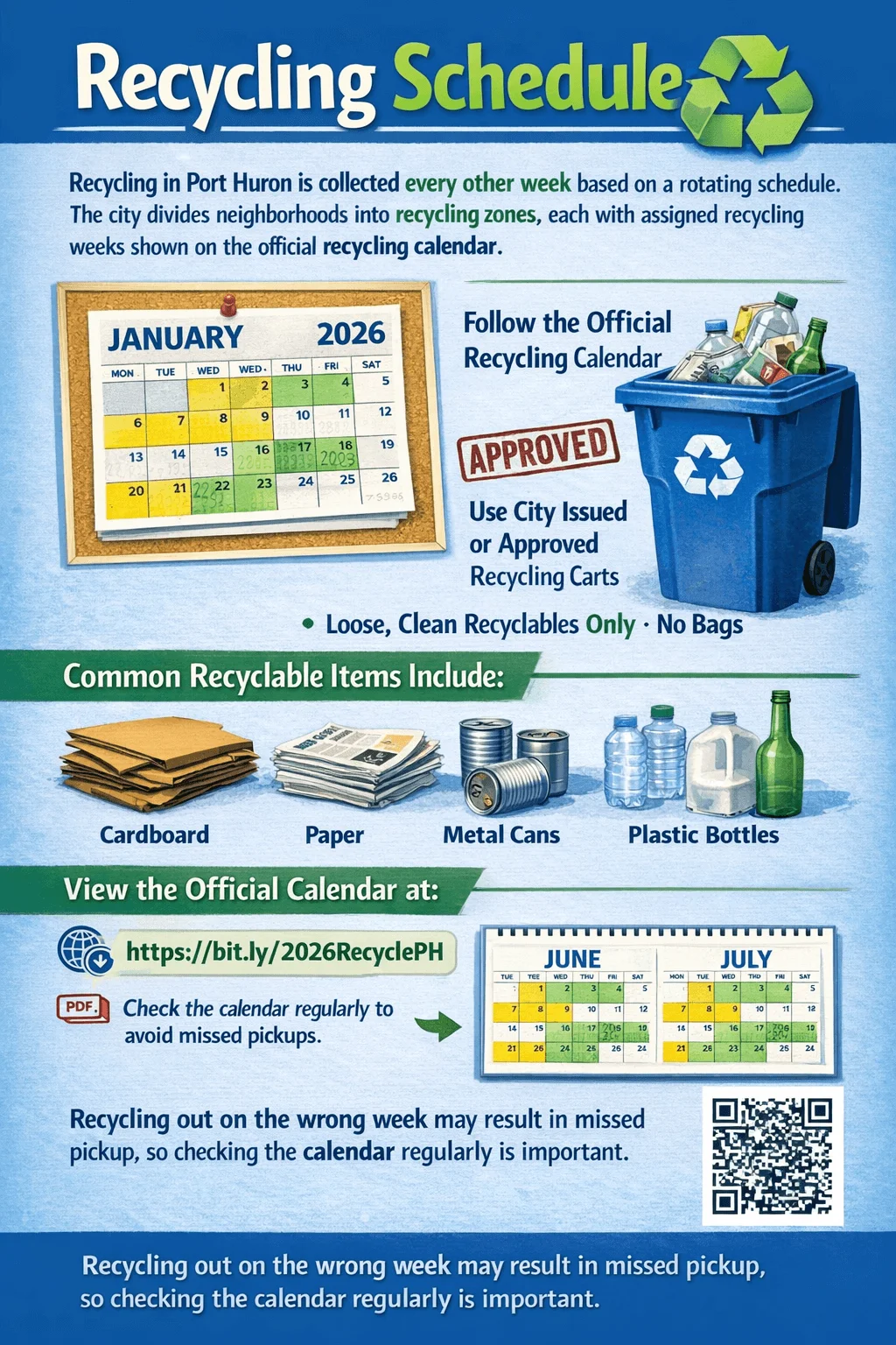 Port Huron Trash Schedule & Pickup Guide (2026) - My Garbage Collection