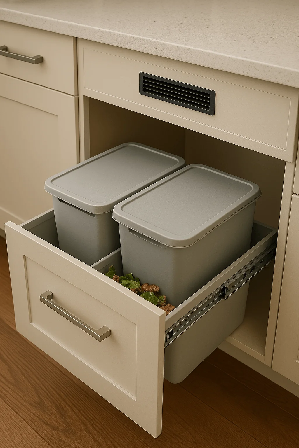 Trash Can Cabinet Ideas for a Neat and Organized Kitchen - My Garbage ...