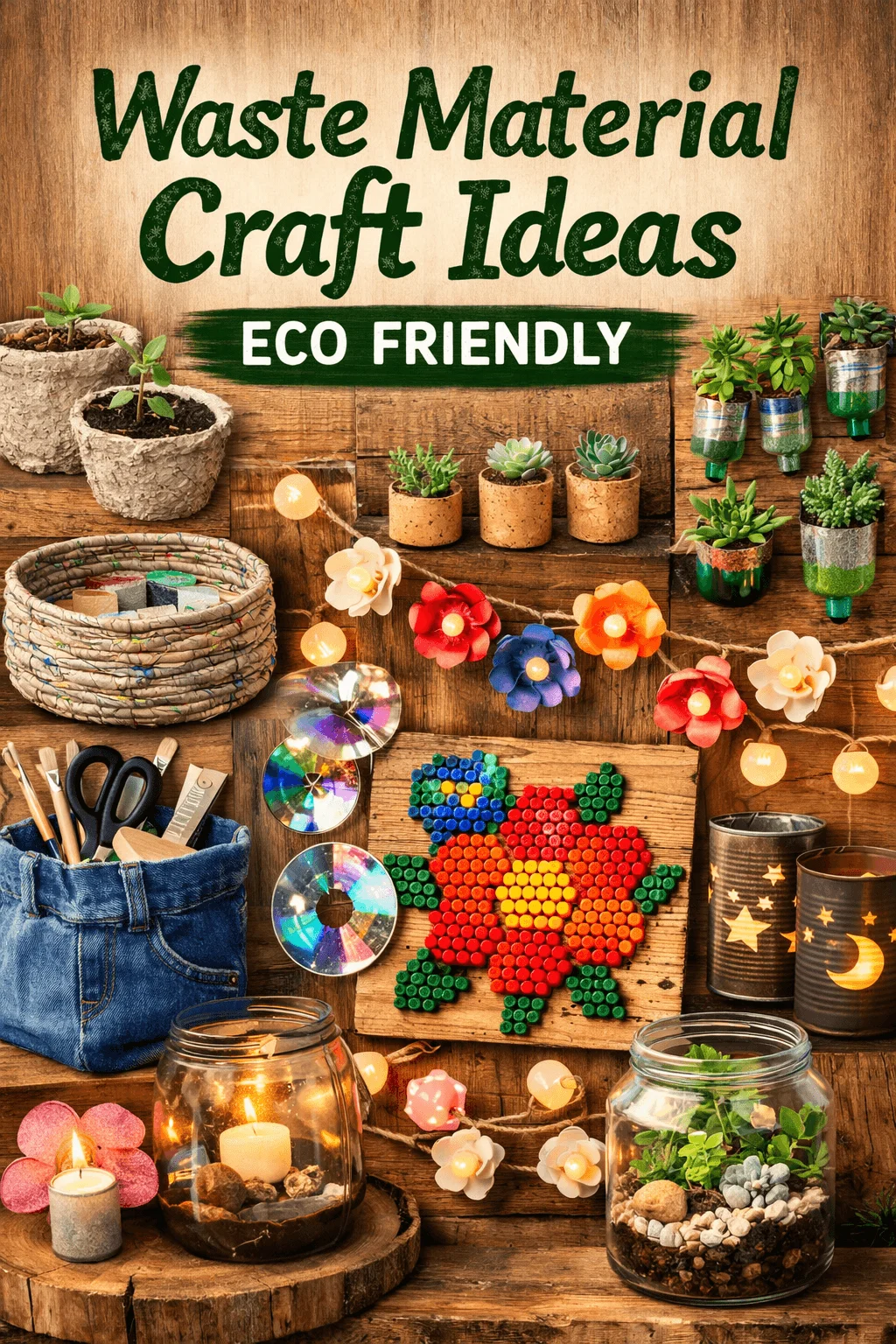 Eco Friendly Crafts From Waste Material Ideas - My Garbage Collection